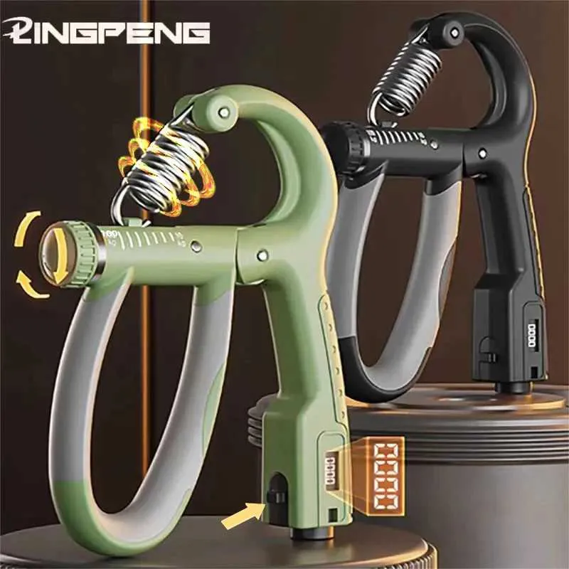 Adjustable Grip Strength Trainer: 10-100kg Wrist Exercise Device for ...
