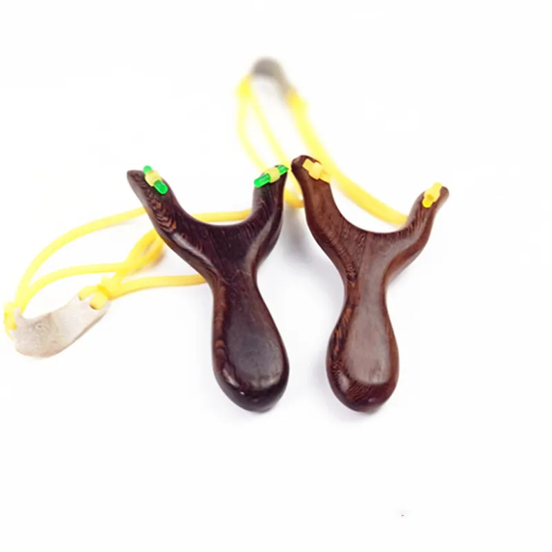 Precision Wood Slingshot For Outdoor Chicken Wing Shooting From ...