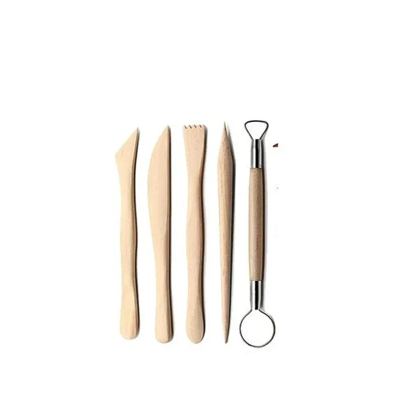 25-Piece Pottery Tool Set with Case - Clay Sculpting & Carving Kit ...
