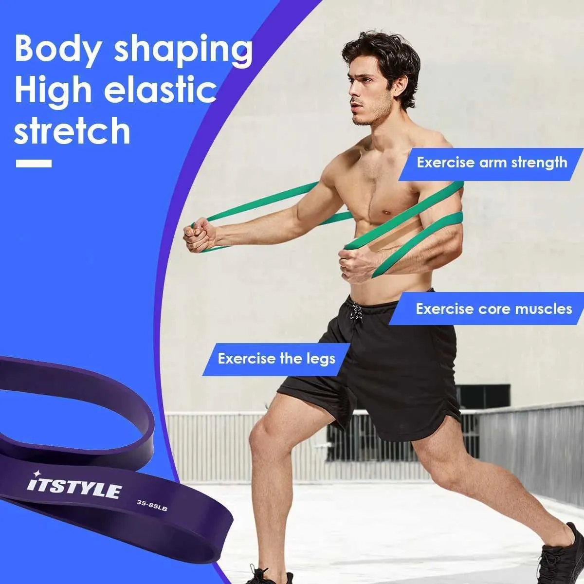 Premium Yoga Stretching Straps - Wear-Resistant Fitness Extender - Shop ...
