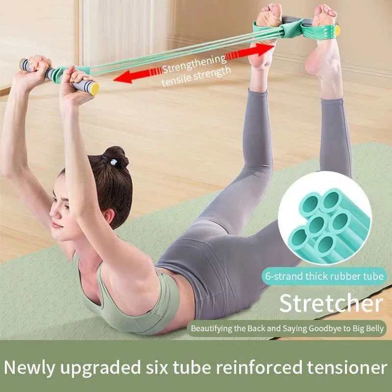 Premium Elastic Pulling Rope - Resistance Band for Full Body Training ...