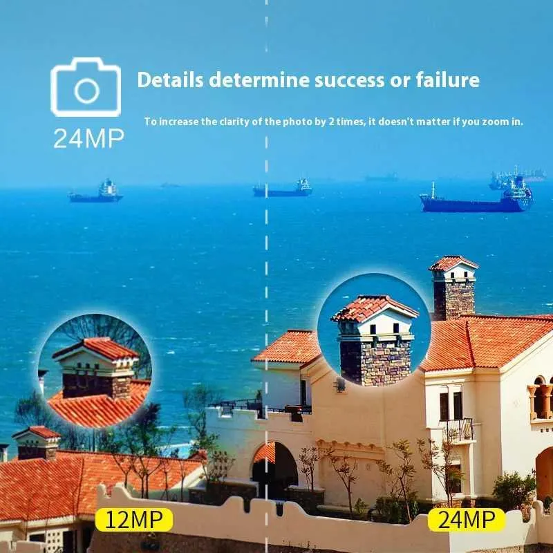 Premium 4K HD Action Camera: 2-inch Dual Color, Shock Resistant, WiFi ...