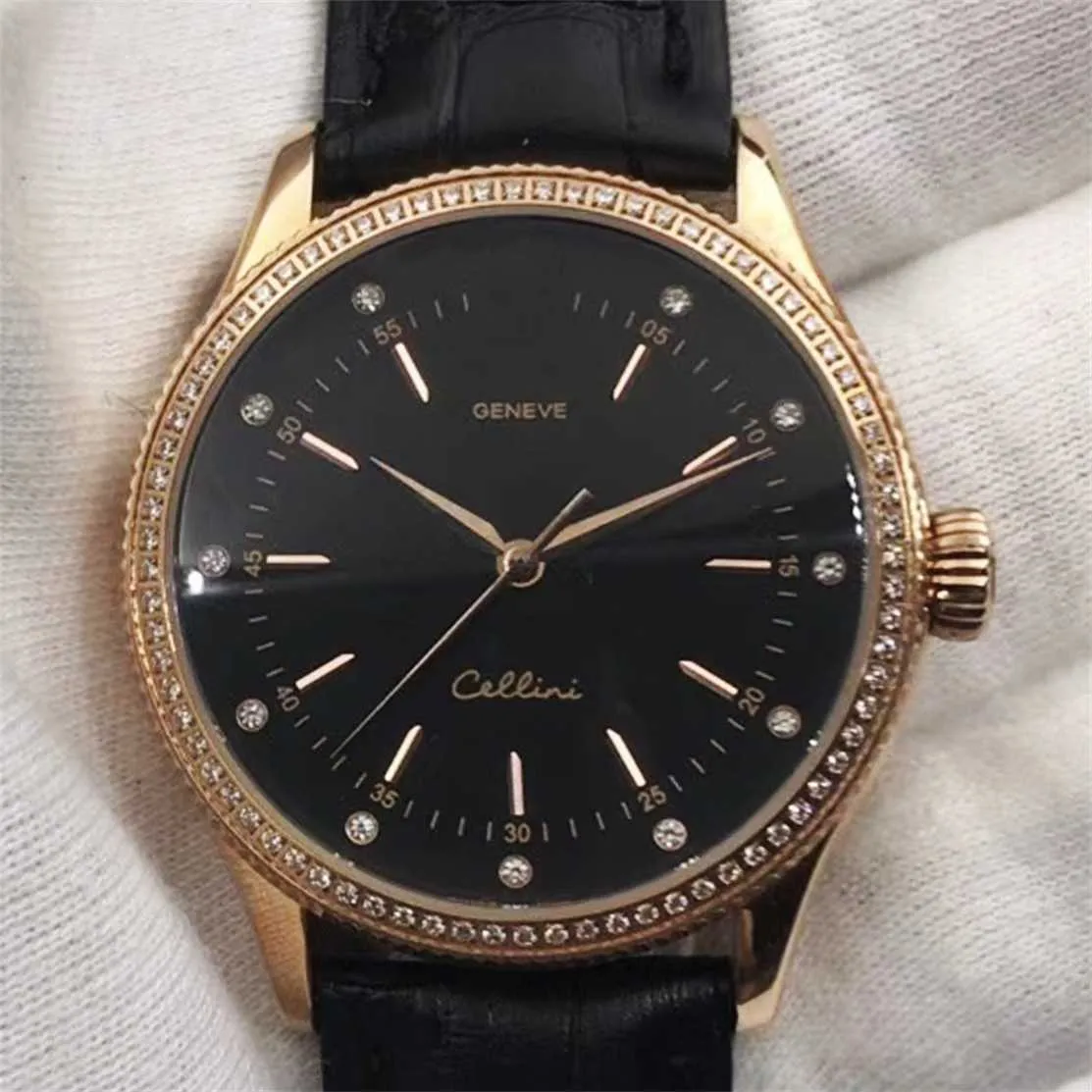 DHgate.com:Lao Jia Che Li Ni Zhu Mei Automatic Mechanical Watch ql004, Stainless Steel, Black ...