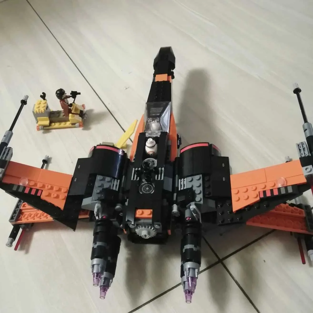 X-Wing Fighter 75102 metal building kits - Blocks Stared Aircraft Gift ...