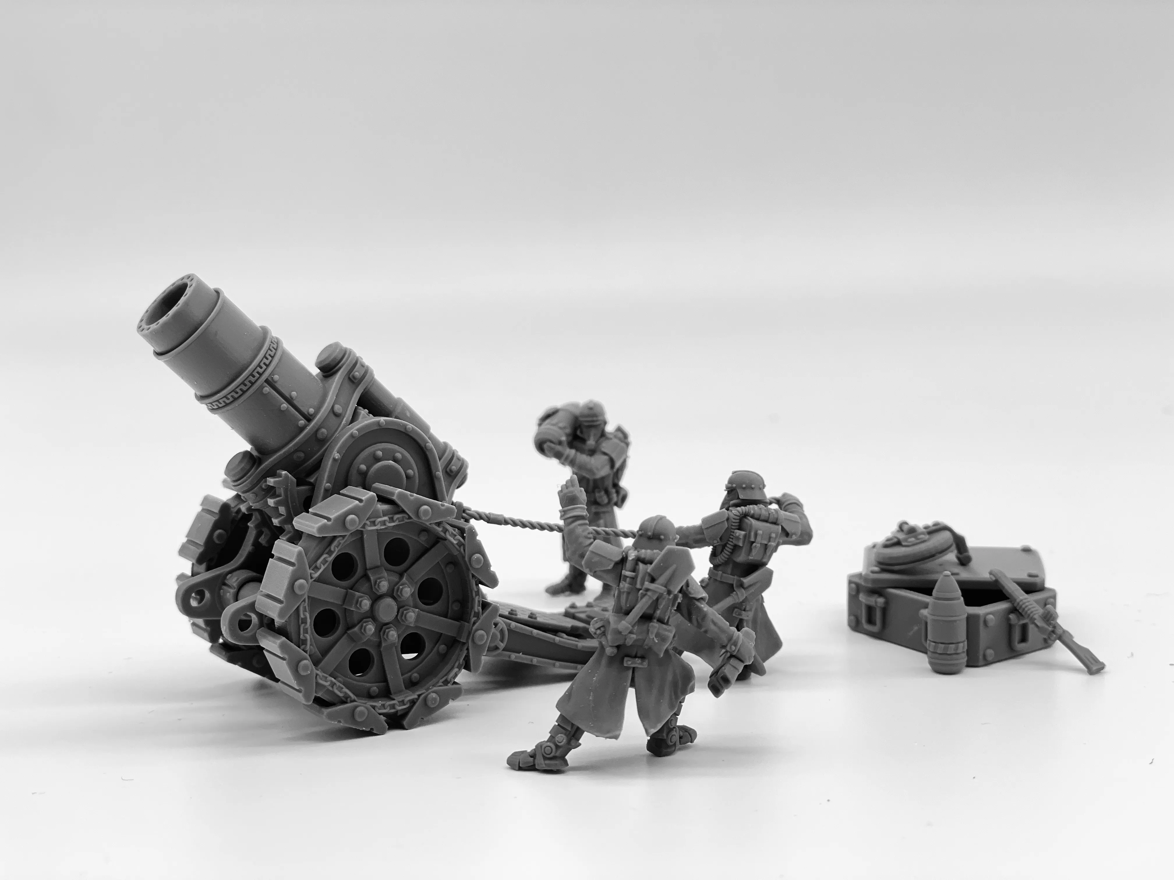Imperial Force Heavy Mortar Resin Model Kit Unpainted Miniature ...