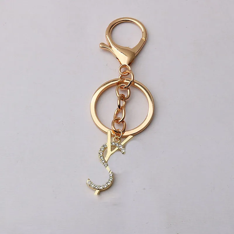 20 Styles Of Classic Designer Letter Lobster Clasp Keychain Wholesale ...