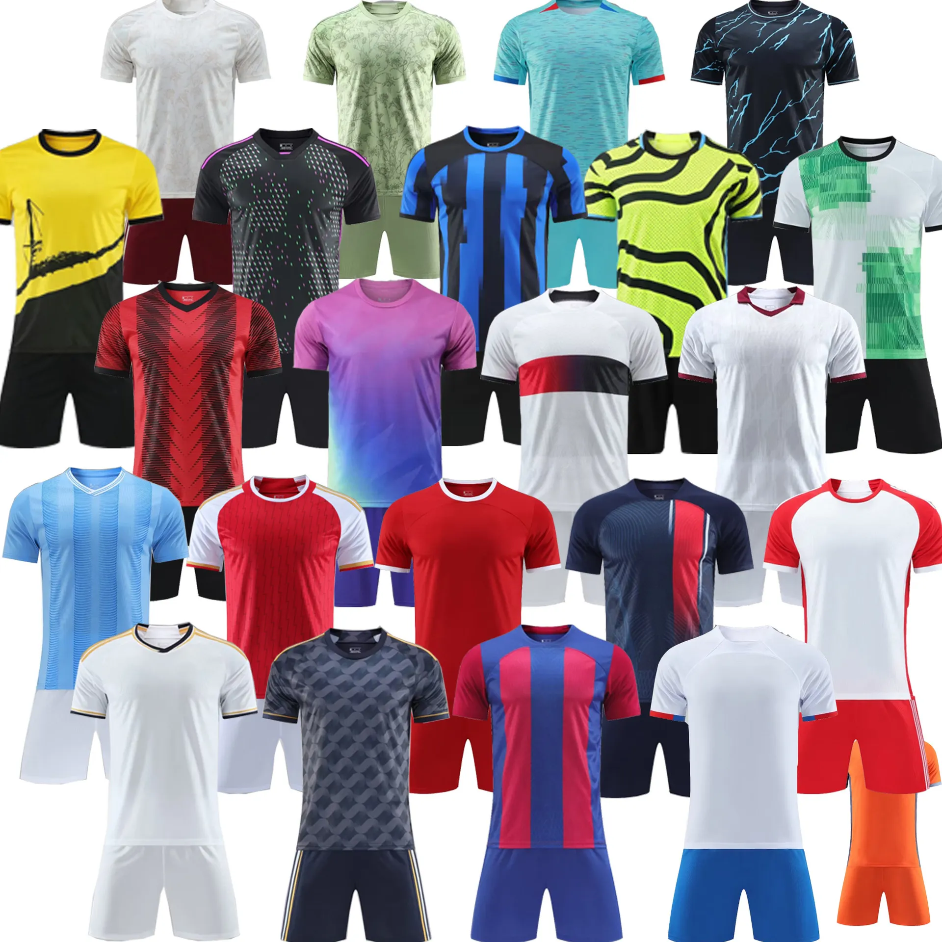 DHgate.com:Professional Football Kit: 23-Piece Team Match Suit Set for ...