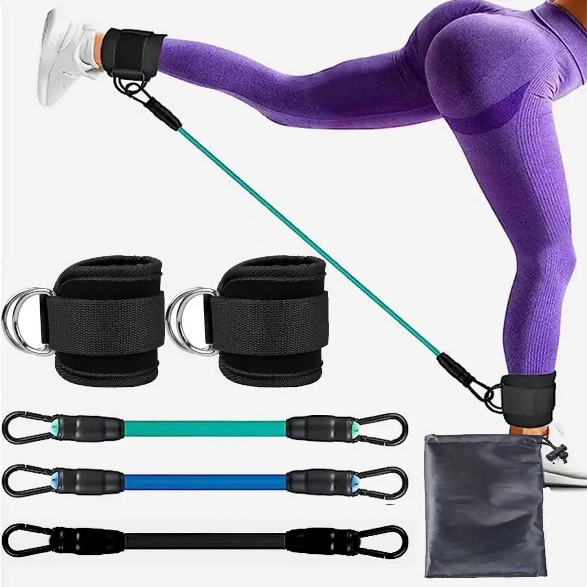 Elastic Exercise Tension Rope for Strength Training & Home Fitness ...