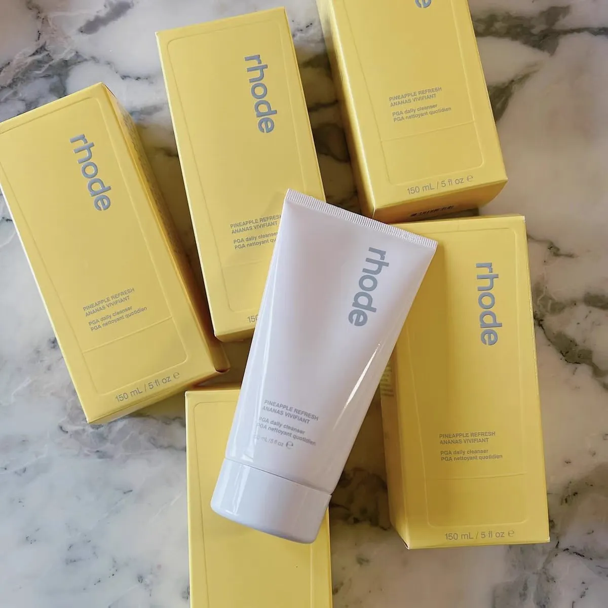 Face Cleanser: Rhode Daily Cream Pineapple Refresh 150ml 5oz | Ananas Vivifiant PGA Facial ...