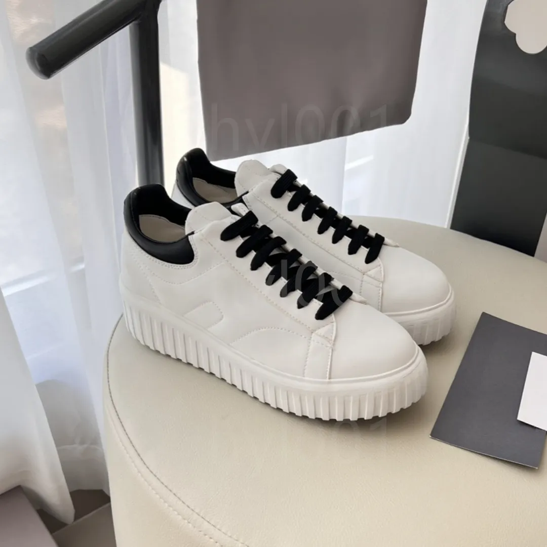 Genuine Leather Lace-Up Casual Sneakers: Hogon Designer Run Shoe for ...