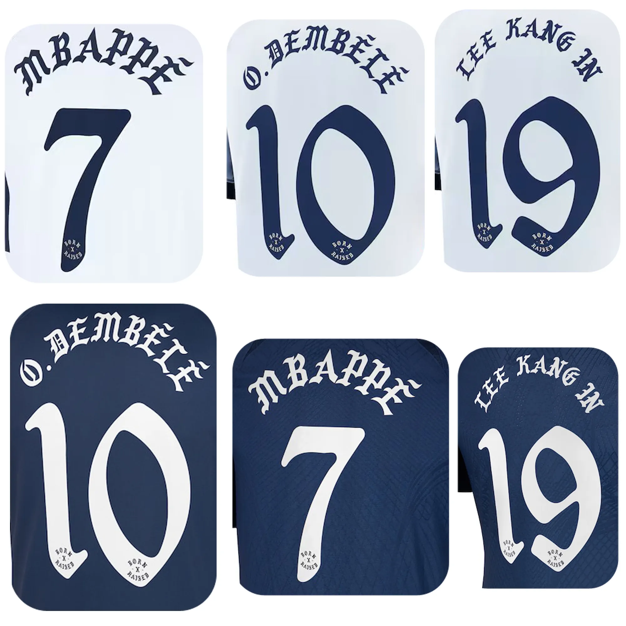 Premium Soccer Jersey Nameset : Custom Printing Available - Shop Now ...