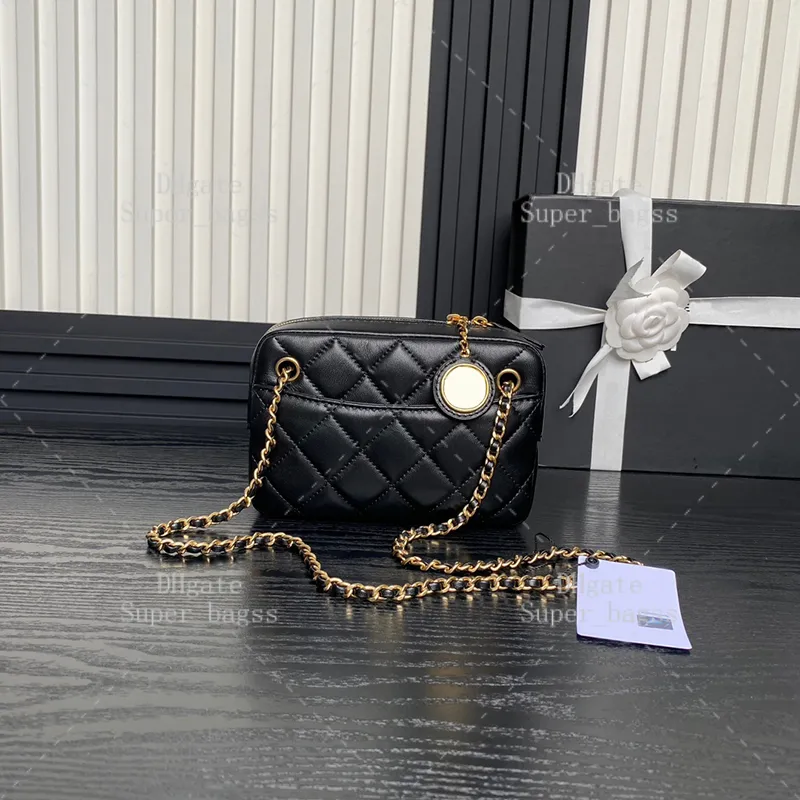Chain 18CM Designer Goat Leather Shoulder Camera Bag With Box C665 From ...
