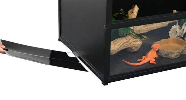 Large 120 Gallon Reptile Tank with Front Opening - 4x2x2FT PVC ...