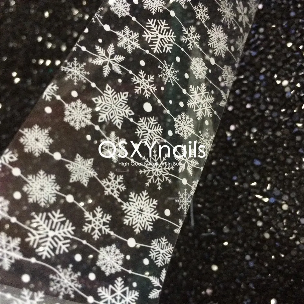 Winter Wonderland: 4cm x 500m Snowflake Foil Transfer Paper Roll ...