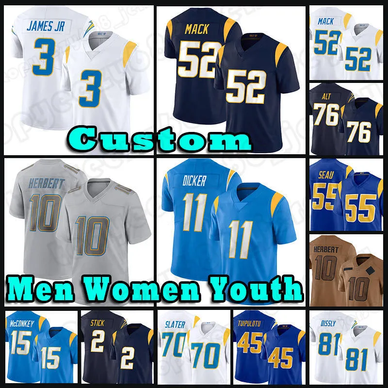 Cameron Dicker, Justin Herbert, Ladd McConkey, Derwin James Jr., Khalil ...