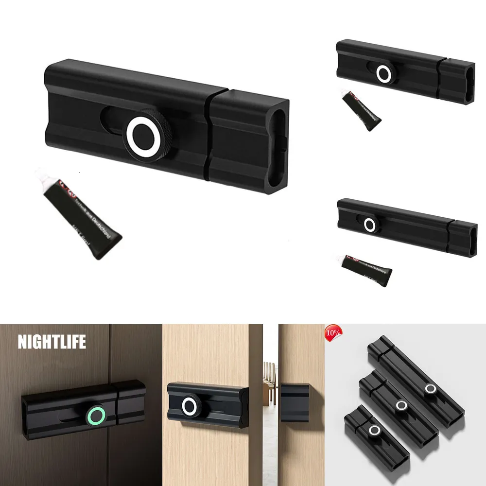 New New No Punch Latch Lock Adhesive Latch Surface Mounted Door Latch ...