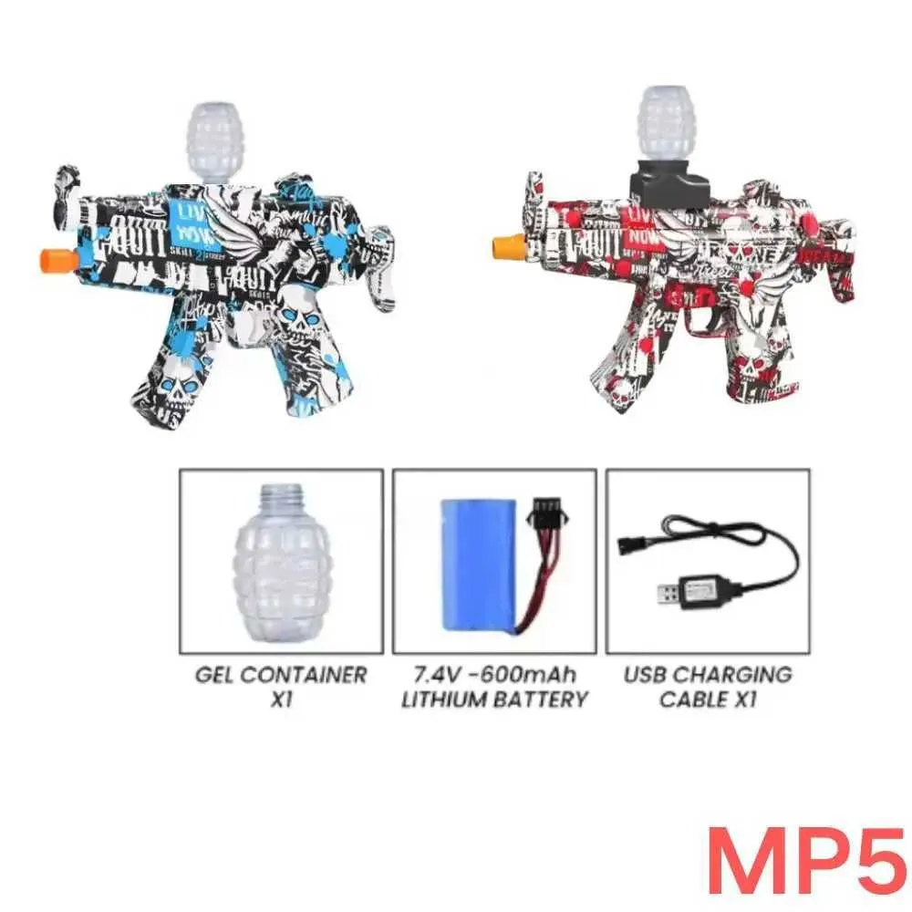 MP5 Electric Gun Toy Continuous Automatic Water Bullet Airsoft Guns ...