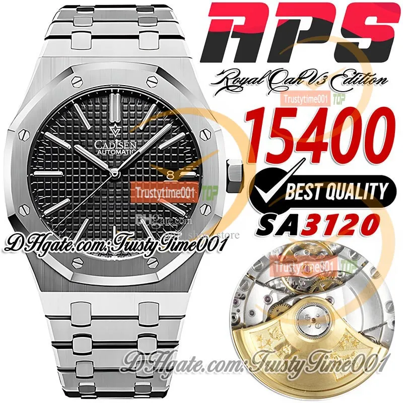 AP Style Watch: 41mm Black Textured Dial, Stainless Steel - Automatic ...
