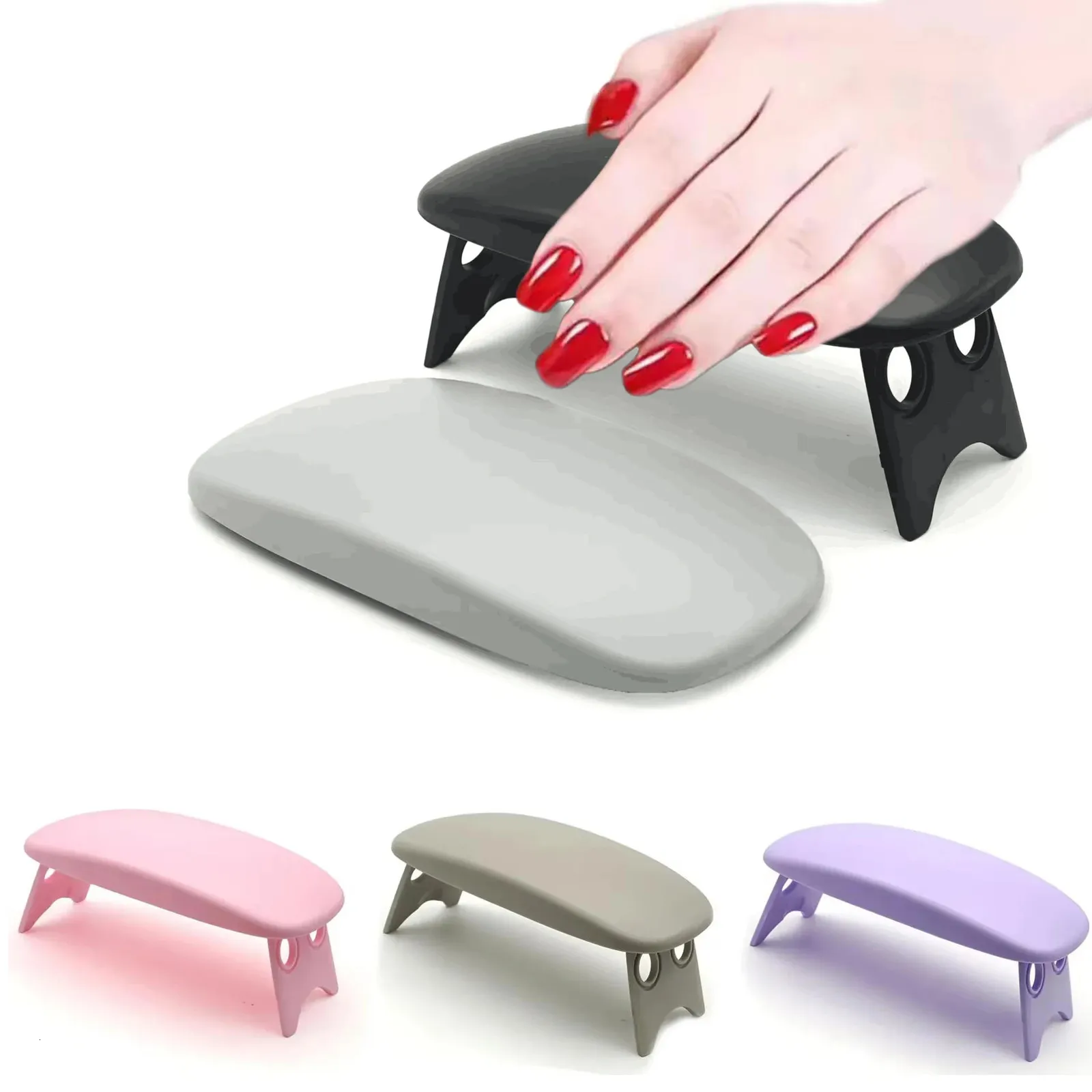 Foldable Manicure Arm Rest - Premium Nail Rest for Table, Wrist Support ...