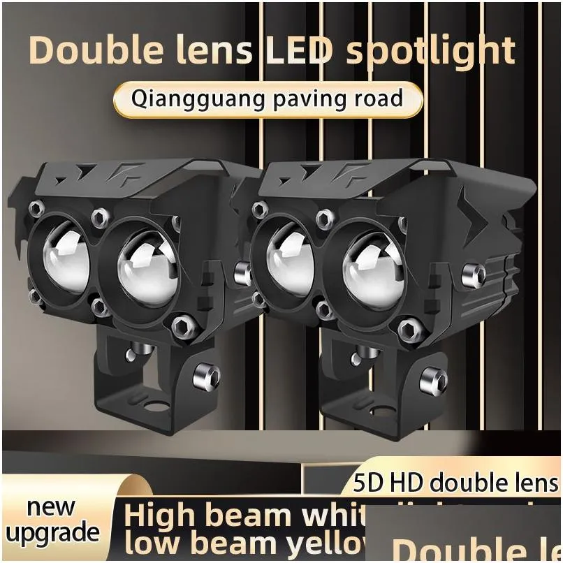 DHgate.com:Waterproof Motorcycle Headlight - Integrated LED Spotlight ...
