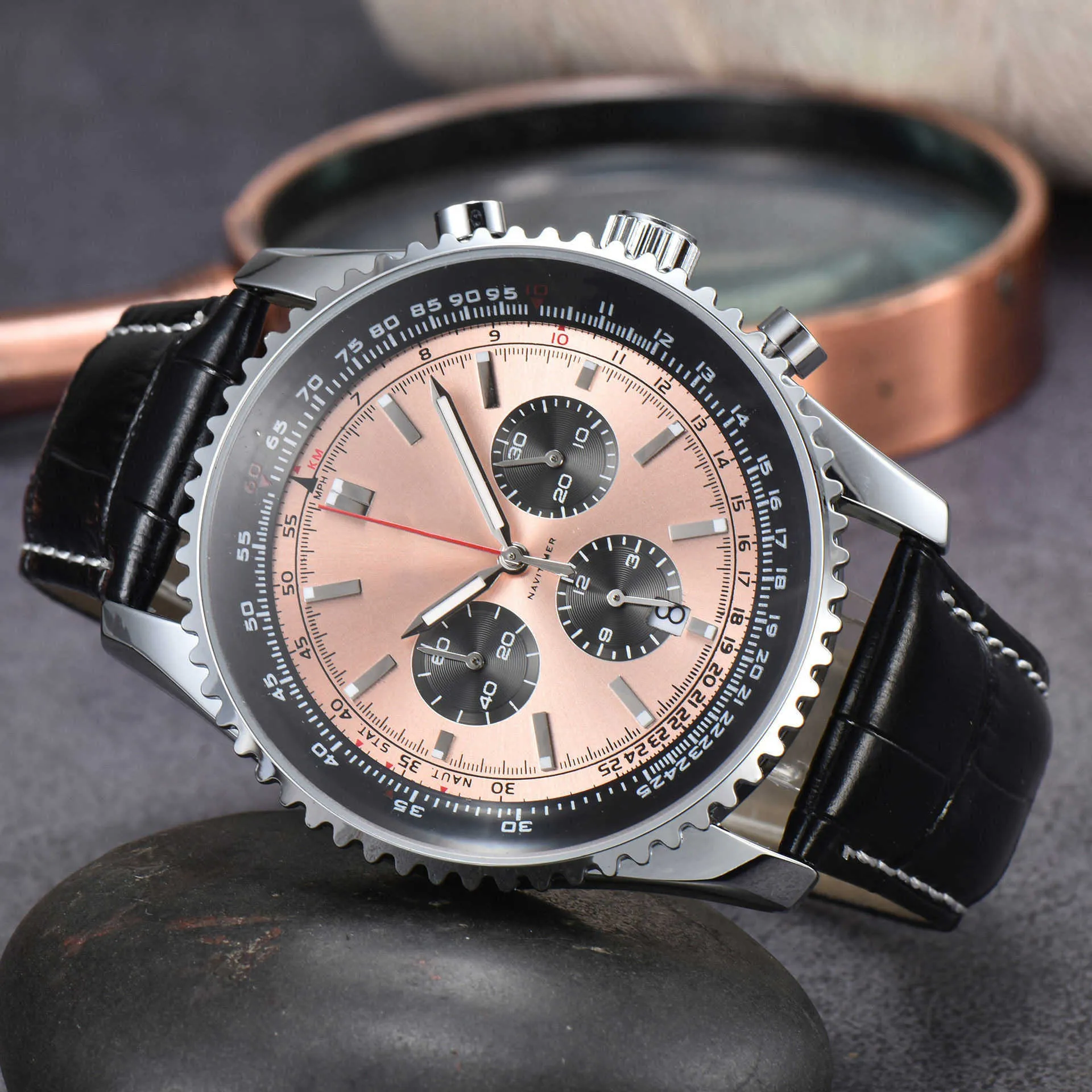 Fully Functional Navitimer Chronograph Designer Watch For Men ...