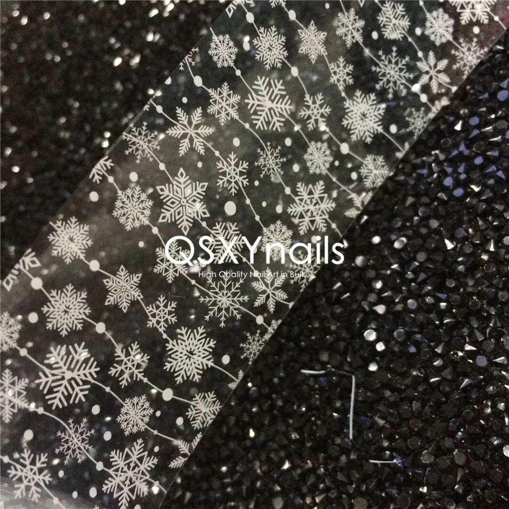 Winter Wonderland: 4cm x 500m Snowflake Foil Transfer Paper Roll ...
