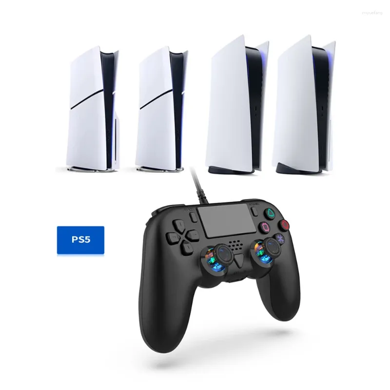 PS5/PS 5 Slim/PC Wired Ps5 Gamepad With Turbo/Dual Vibration, 6 Axis ...