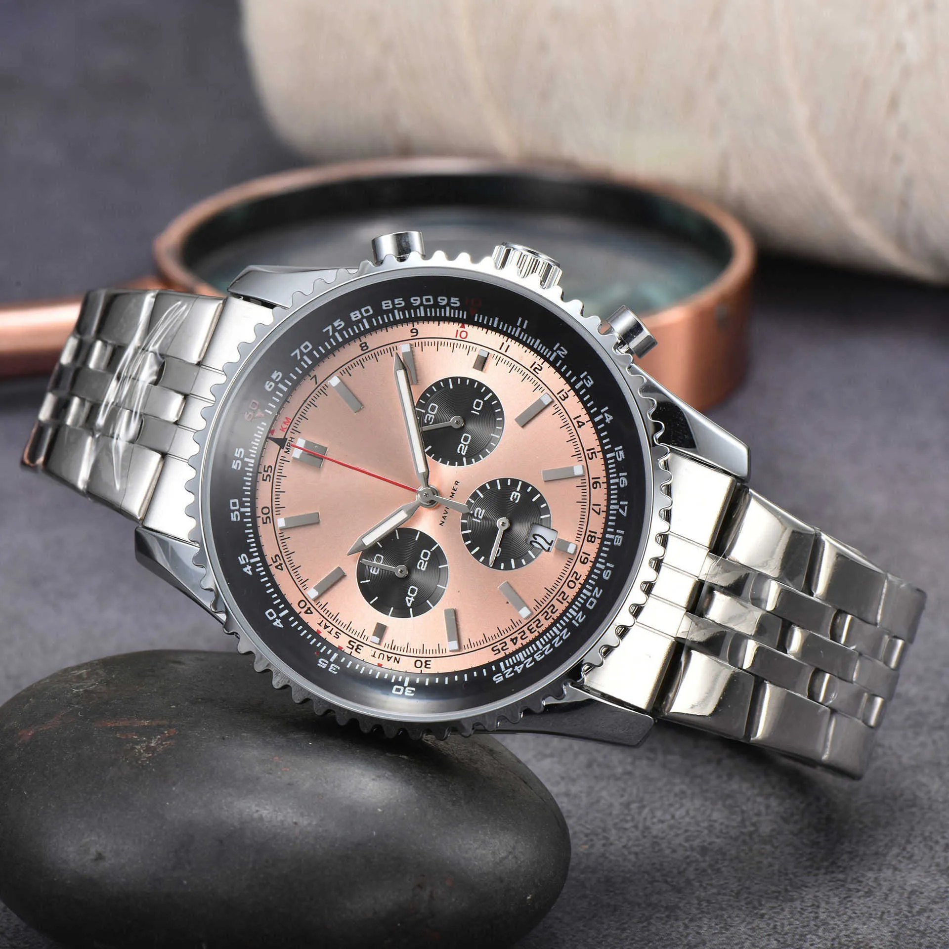 Fully Functional Navitimer Chronograph Designer Watch For Men ...