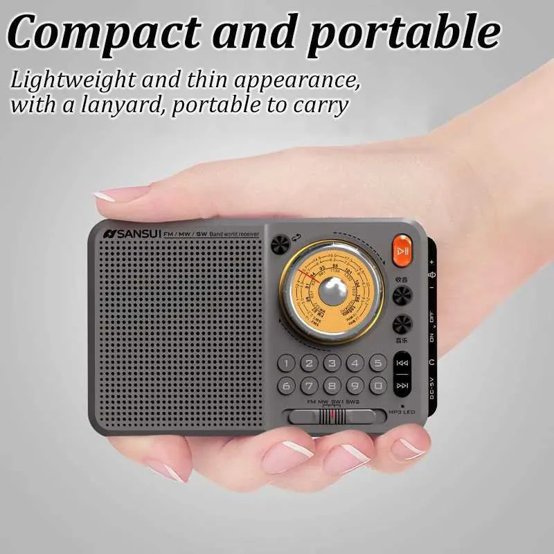 Portable Handheld FM/MW/SW radio on line with High Sensitivity ...