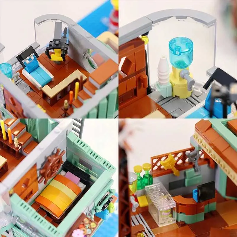 Creative Harbour Hotel City View Building Blocks - Miniature ...