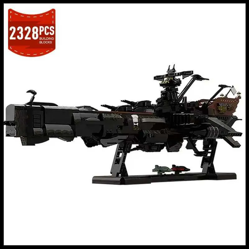 Lego Military Ships Style Space Pirate Battleship Model Kit Assembled ...