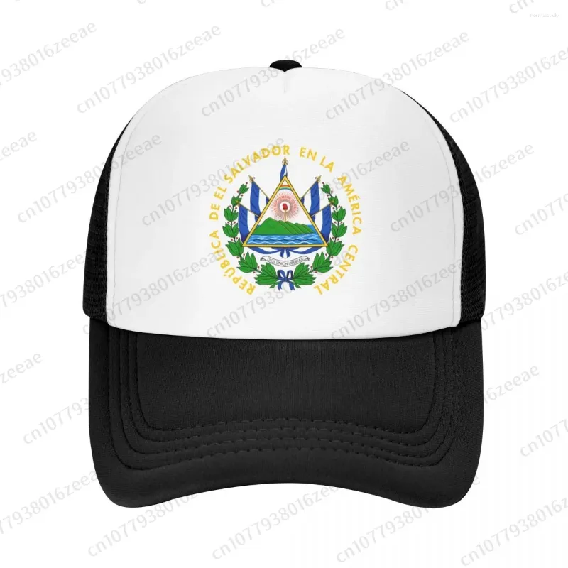 El Salvador Mesh Baseball Cap Stylish Serbian Beret Coat Of Arms For