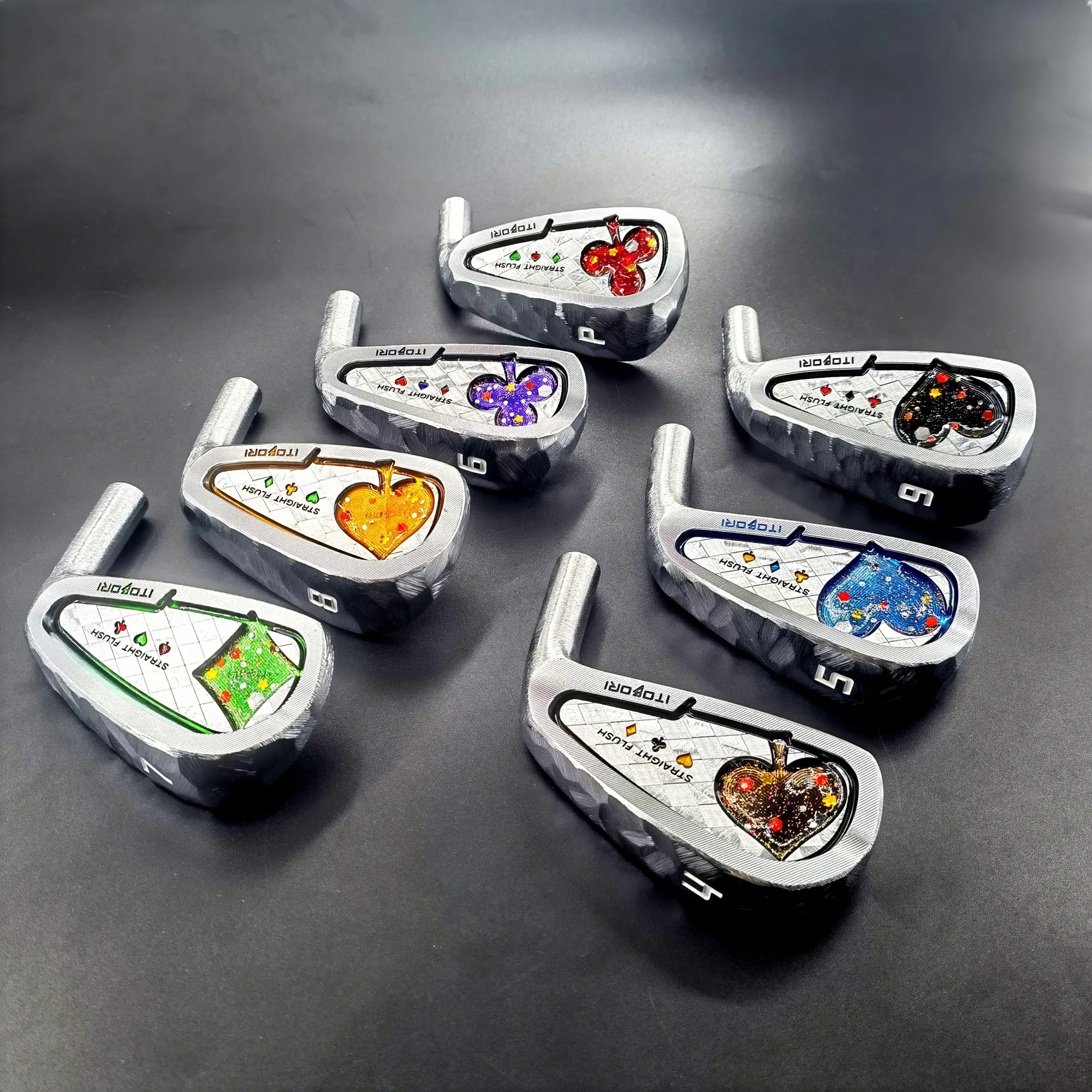 DHgate.com:Itobori Silver Poker Golf Forged Irons Set, 456789P 7pcs ...