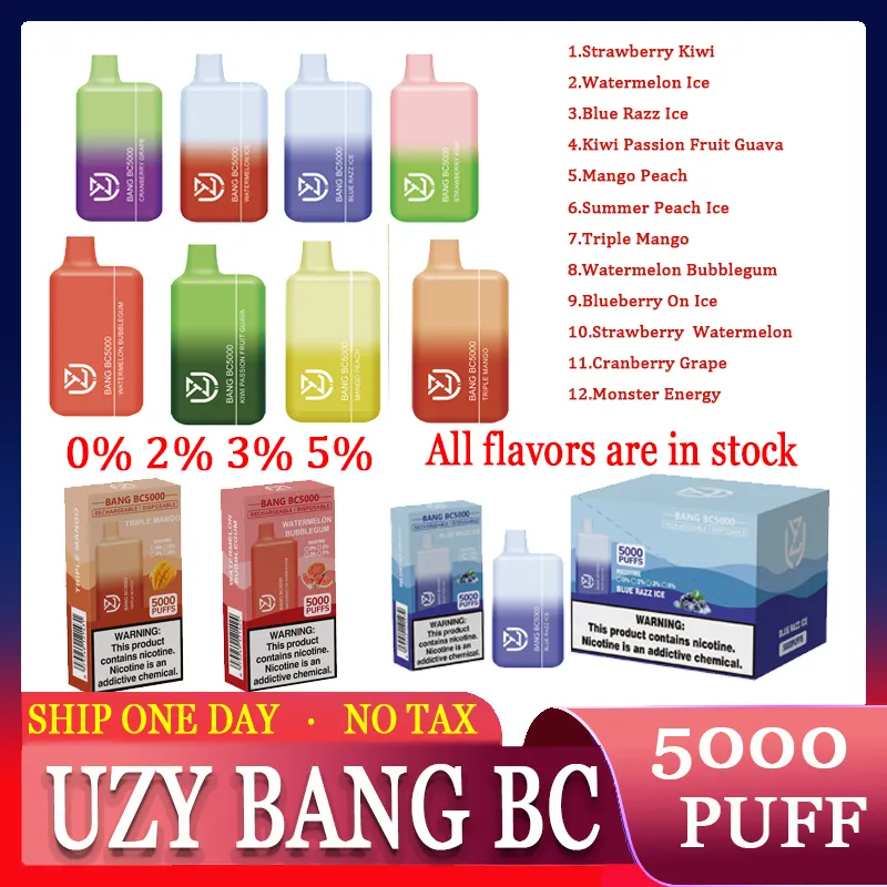 Bang Box 5000 Puff 5000 Disposable E Cigarettes Bc Elf Bang Cigarette