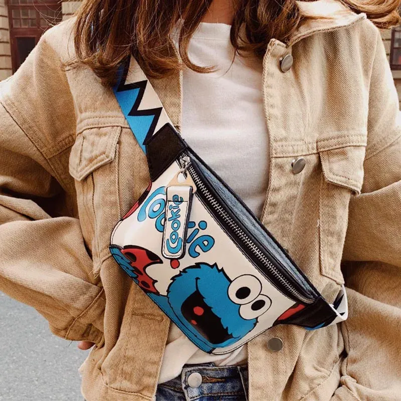 Waist Bag: Women's Fanny Pack, Cartoon Belt Bag, Handy Pack, Banana ...