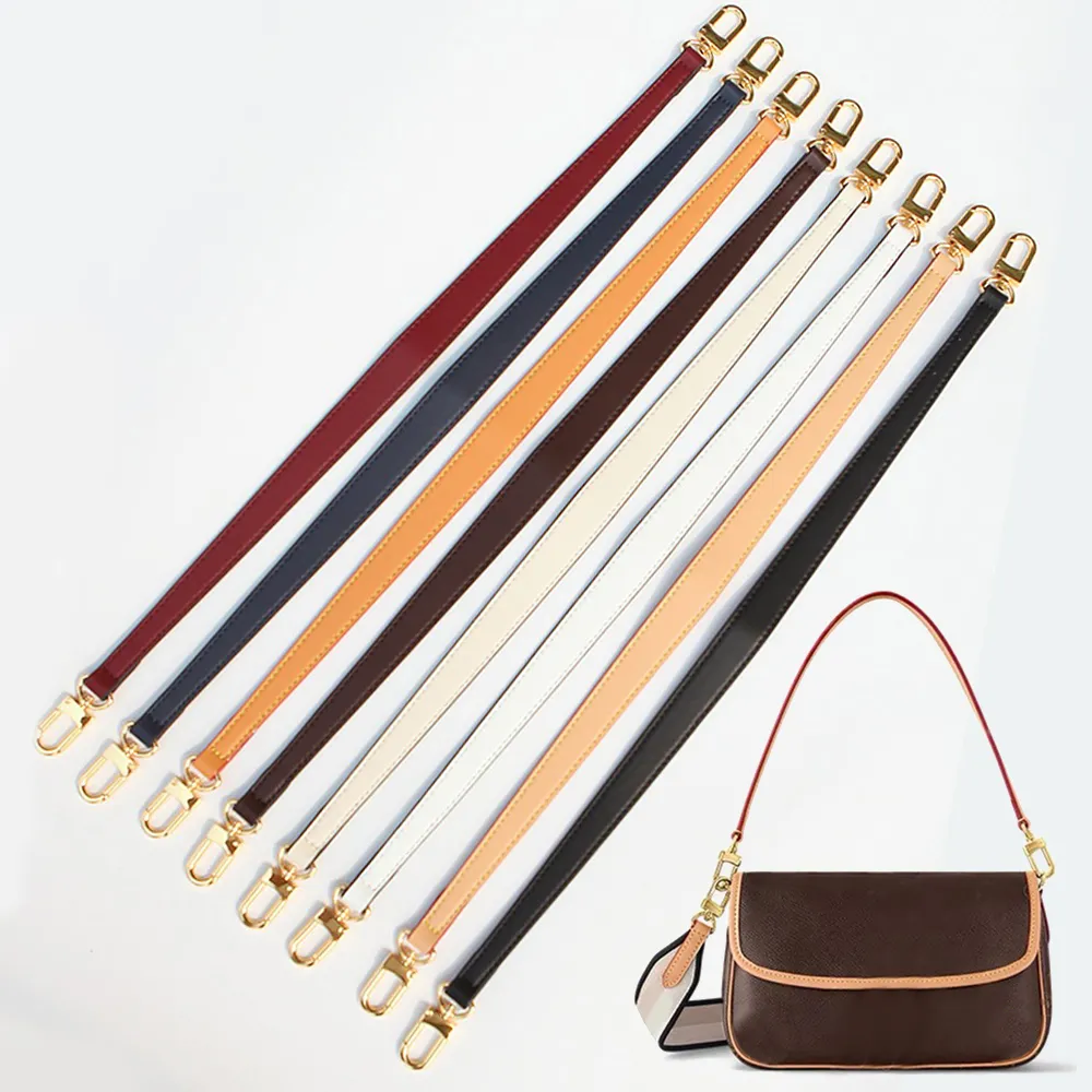 Fashion Leather Handbag Shoulder Strap - Gold Buckle Replacement Bag ...