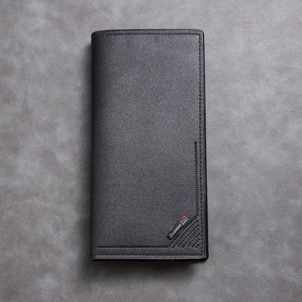 Large Capacity PU Leather Wallet for Men - Slim Bifold Design, Coin ...