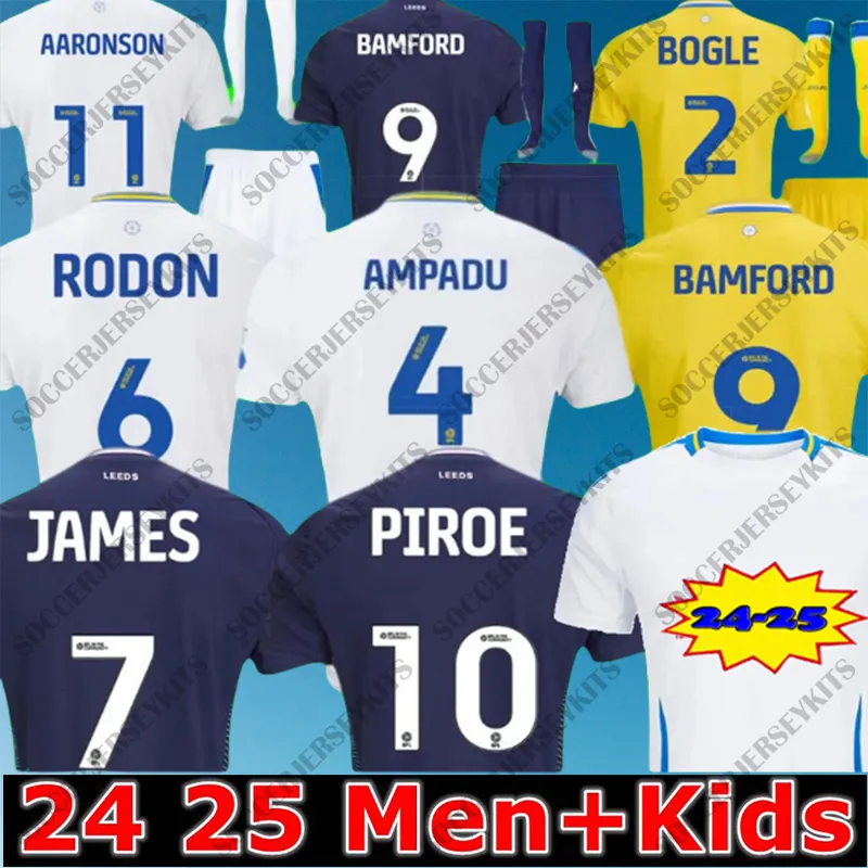 Leeds Unitedes 22 23 Soccer Kits Sizes 24 25 Featuring SUMMERVILLE ...
