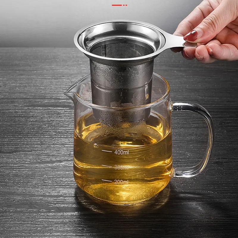 Premium Stainless Steel Tea Infuser Strainer - Reusable Mesh Filter for ...