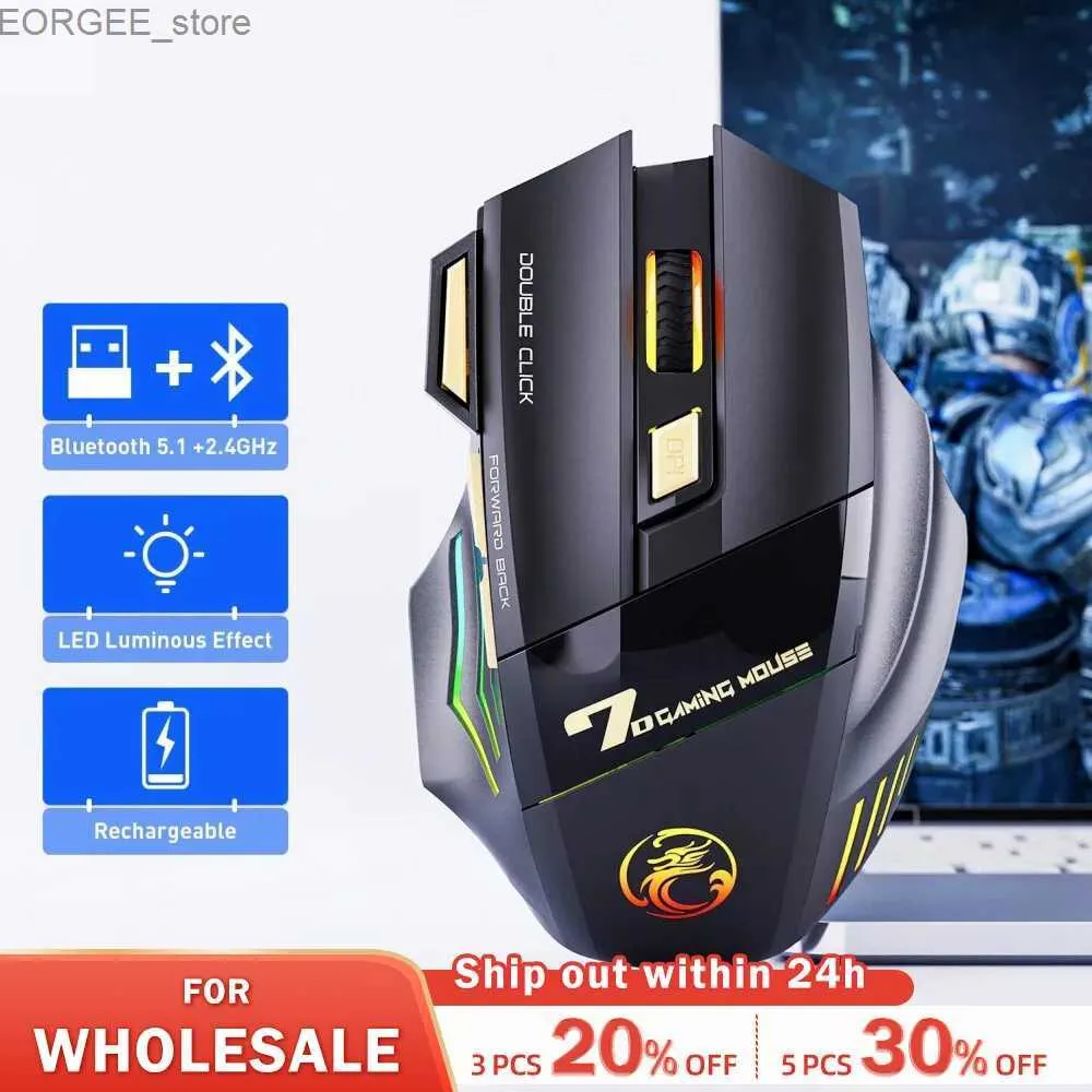 DHgate.com:IMICE GW-X7: Dual-Mode Wireless Gaming Mouse with 7-Key, 2 ...