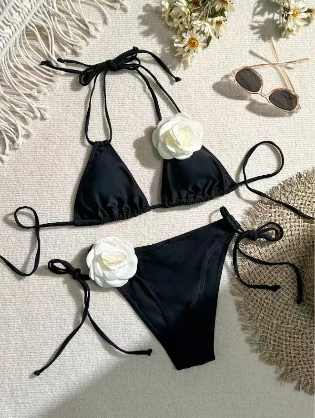 DHgate.com:Black Two-Piece Swimsuit: Sexy Summer Beachwear for Women ...