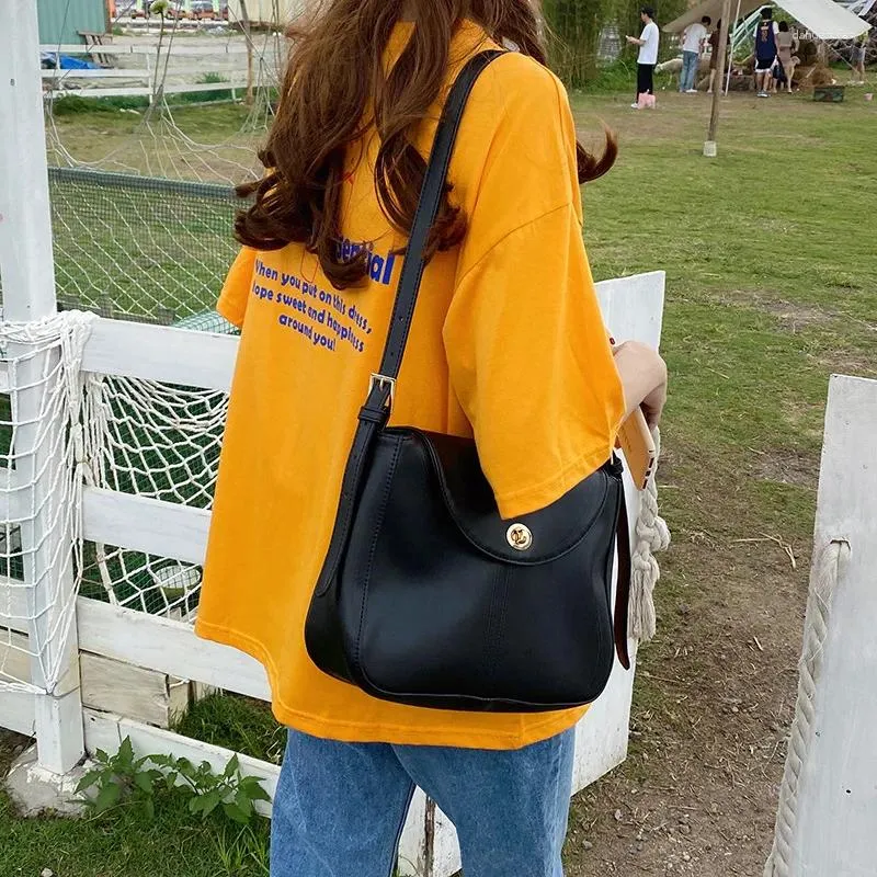 DHgate.com:Premium PU Leather Womens Single-Shoulder Tote Bag for ...