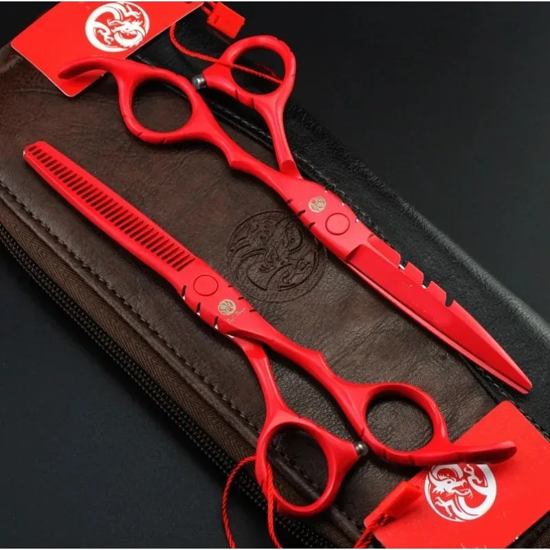 Professional Hair Cutting Scissors Set - Stainless Steel Barber Shears ...