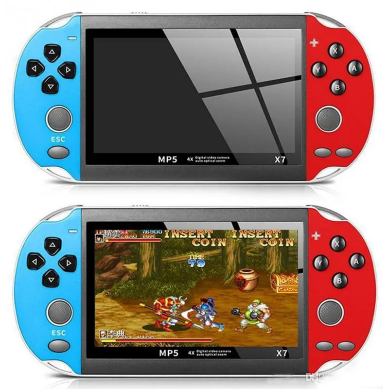 DHgate.com:X7 4.3 inch Video Game Console MP5 8GB ROM Double Rocker ...