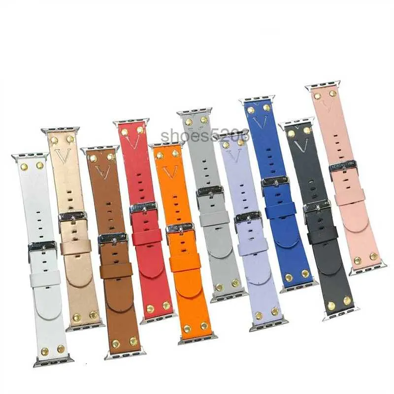 Embossed Leather Apple Watch Bands: Luxury Designer Straps for 38-49mm ...