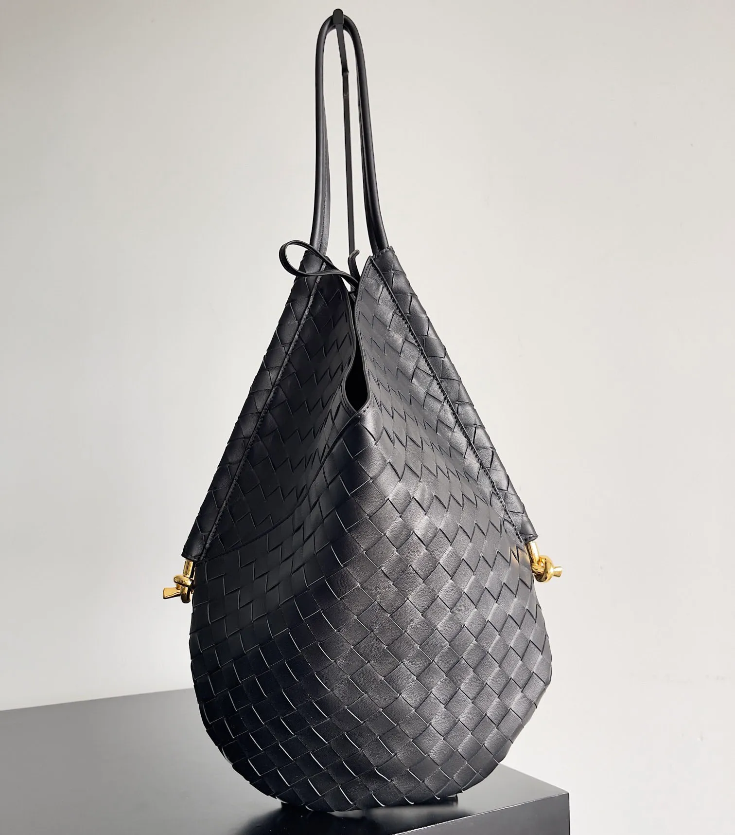 Spring/Summer Designer Leather Woven Leather Tote Soft Weaving Handbag ...