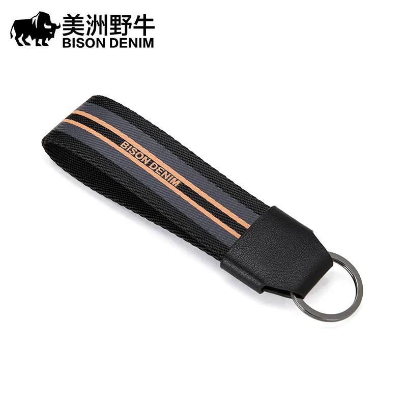 BISONDENIM Nylon Webbing Keychain Car Keychain Business Fashion High ...