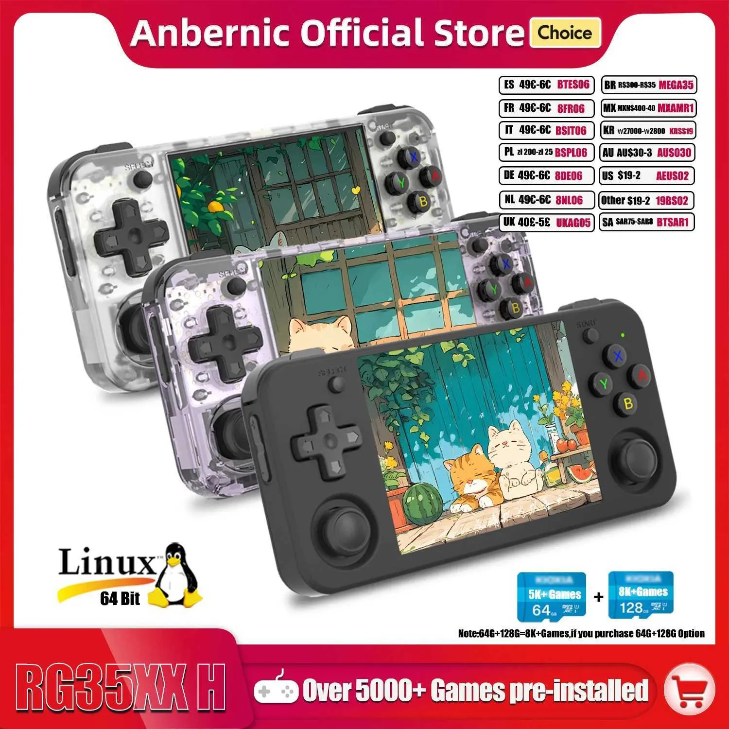 Retro Handheld Console: 3.5-inch IPS Screen, 5000+ Games! Shop Now ...