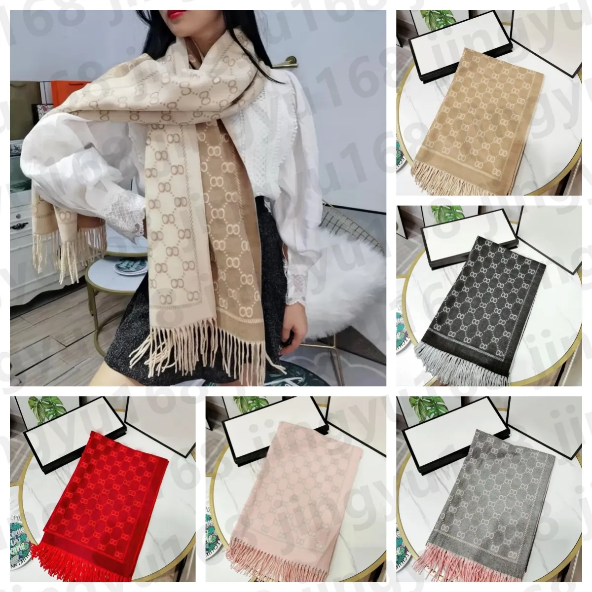 Designer scarf unisex wool scarf 70 × 27.5 in 180 × 70 cm letter ...