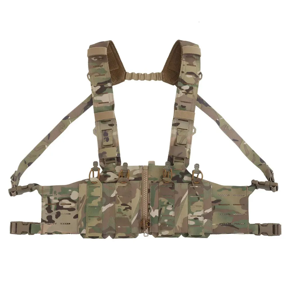 Lightweight Tactical Chest Rig MOLLE Militar Hunting Vest Quick Release ...